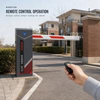 China TAIWEI TW-V6 Electric Boom Barrier Gate with Remote Control for Vehicle Access Management for sale