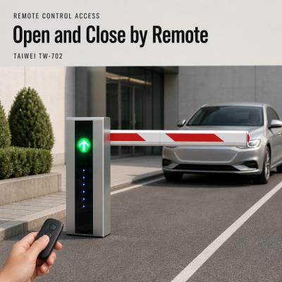 China Taiwei TW702 Automatic Boom Barrier with Anti-Collision Function for Vehicle Access Management for sale