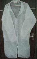 China Waterproof Medical Student Disposable Lab Coat Lab Jackets For Doctors Zip Closure for sale