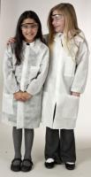 China Snap Buttons Disposable Lab Coats , Medical Protective Gown for Children / Adults for sale