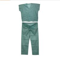 China Single Use Medical Disposable Scrub Suits Protective Gowns Soft And Breathable for sale