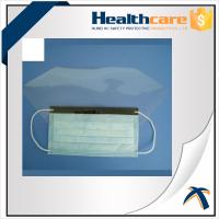 China 3 Ply / 4 Ply Non Imitating Disposable Earloop Face Mask With Face Shield EO Sterilized for sale