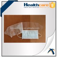 China 3 Ply / 4 Ply Non Imitating Disposable Earloop Face Mask With Face Shield EO Sterilized for sale