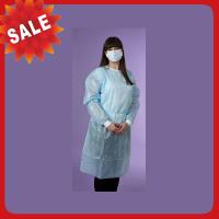 China Nonwoven Disposable Medical Exam Gowns With Elastic Cuff S-3XL CE ISO Approved for sale