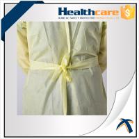 China Pink Disposable Isolation Gowns 115x137CM PP+PE Gown With Long Sleeve for sale