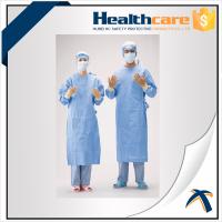 China CPE PE Disposable Isolation Gowns Ties On Neck And Waist for sale