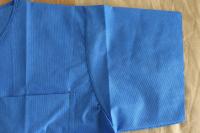 China Snap Buttons Disposable Lab Coats , Medical Protective Gown for Children / Adults for sale