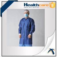 China Waterproof Medical Student Disposable Lab Coat Lab Jackets For Doctors Zip Closure for sale