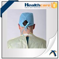 China Free Sample Disposable Head Cap Straight Barrel , Surgical Disposable Hats for sale