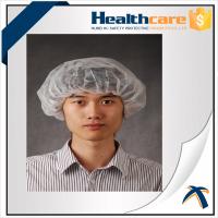 China OEM Clip Disposable Head Cap Dustproof , Surgical Operating Room Scrub Hats  for sale