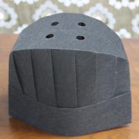 China Nonwoven / Paper Disposable Head Cap , Disposable Forage Hats Round Shape for sale