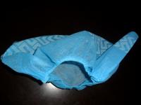 China Eco Friendly Anti Slip Disposable Shoe Cover , PP Blue Medical Disposable Foot Covers for sale