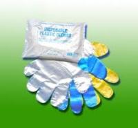 China Biodegradable Disposable Food Preparation Gloves , HDPE Clear Food Handing Gloves for sale