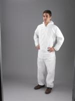 China Lightweight Disposable Protective Coveralls Custom Size With Hood For Painters for sale