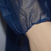 China PP/SMS/MF Disposable Protective Coveralls Chemical Resistant With Hood And Elastic Cuff for sale