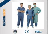 China Nonwoven Disposable Scrub Suits for Patient Doctors Nuser With Short Sleeve for sale