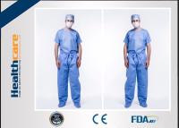 China Anti Dust Customized Disposable Scrub Suits Colorful Non Woven Suits With Custom Logo Printing for sale