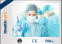 China PE Coated Disposable Sterile Surgical Gowns Waterproof Fluid Resistant CE FDA for sale