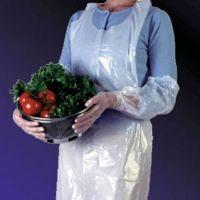China FDA CE Disposable Patient Bibs And Underpads Medical Colored LDPE HDPE Apron for sale
