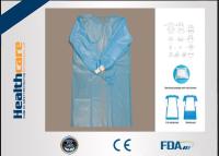 China SMS/SMMS Disposable Surgical Gowns Medical Supply Antibacterial Scrub Suit S/M/L/XL for sale