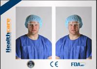 China Hospital Protection Disposable Full Face Shields , Safety Medical Face Shield Visor for sale