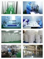 China Green Disposable Head Cap Scrub Hats 30Gsm With Tie-on Hand Made/Machine Made CE ISO FDA for sale
