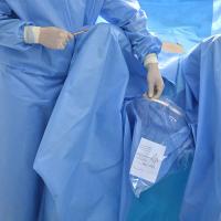 China T.U.R Dispoable Surgical Gown Urology Surgery blue colour SMS EO Sterile for sale