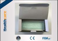 China Green Polypropylene Disposable Mouth Mask ASTM D3776/ASTM D 5035 Standard for sale
