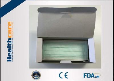China Green Polypropylene Disposable Mouth Mask ASTM D3776/ASTM D 5035 Standard for sale