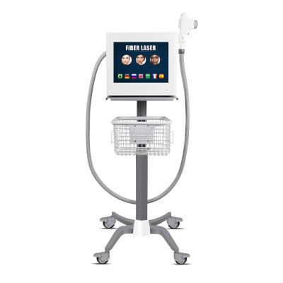 China Permanent White Full Body Fiber Hair Removal Laser Machine With Dual Cooling System for sale