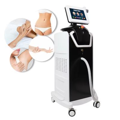 China Ice Platinum Hair Removal Laser Machine 1064nm Wavelength Fiber Laser Technology 12mm*12mm Spot Size US/EU Plug for sale
