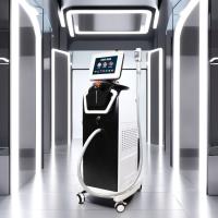 China 1800W Power Fiber-Coupled Diode Laser Hair Removal Machine 3 Wavelengths Standing Type For Commercial Laser Beauty Equipment for sale