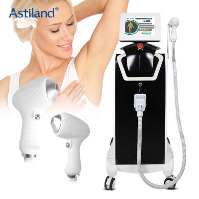 China Highly Adjustable Pulse Width Laser Hair Removal Machine With 755/808/940/1064nm Wavelengths Cooling Features Free OEM Service for sale