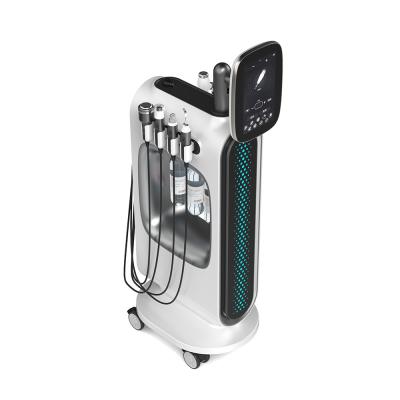 China Skin Rejuvenation 8 Handpiece Professional Hydra Facial Machine Treatments AzulMarino 8W Model for sale