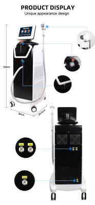 China 755nm 808nm 1064nm Fiber Coupled Diode Laser Hair Removal Machine for sale