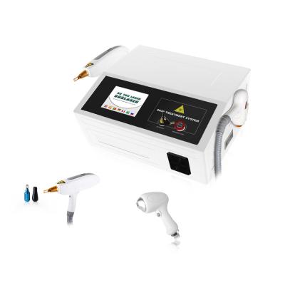 China Q Switched ND Yag Laser Pigmentation Removal 808NM Diode Laser 2 In 1 Machine for sale