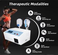 China 4 Handles EMS Body Sculpture Machine To Slim And Shape Body Strength Muscle for sale