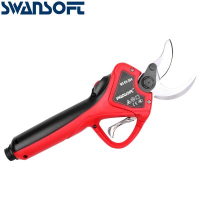 China Swansoft 40 Mm Electric Progressive Pruning Shear With Finger Protection Electric Pruning Scissors for sale