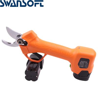 China Swansoft Grape Vine Secatuers Electronic Scissors Powered Pruners 2.5CM Battery Orchard Pruner for sale