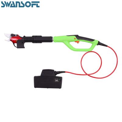 China Swansoft telescopic garden pruner long extension handle electric pruning shear for sale