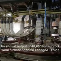 China Annual production of 40000 tons of rock wool electric furnace for sale