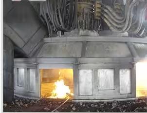 China Calcium Carbide Electric Arc Furnace For Ferrosilicon Silicomanganese Ferrochromium for sale