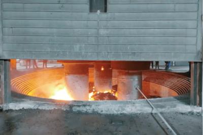 China Multi-electrode ferrosilicon smelting furnace equipment for sale
