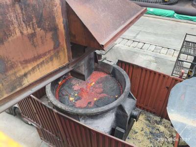 China Blast Furnace Hot Molten Slag Heat Preservation Conditioning Furnace Mineral Wool Line for sale