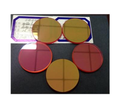 China Narrow Bandpass Interference Light Filter 1nm to 40nm Half-Peak Bandwidth for sale