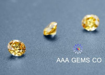 China Colored Vintage engagement rings moissanite , created round moissanite for sale