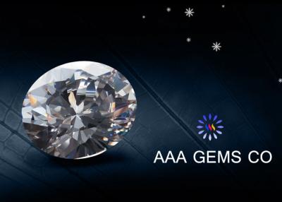 China Decoration White Oval Moissanite Stones Eight Arrows And Eight Hearts Cutting for sale