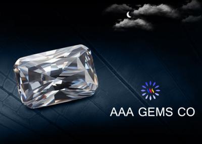 China Forever Brilliance Grade White Radiant Cut Moissanite For Rings / Earrings for sale