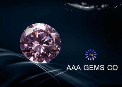 China 0.84CT pink Decorations Round moissanite gemstone for earrings / pendants for sale
