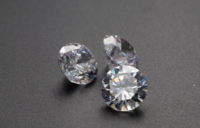 China 4.5ct 10.5mm Moissanite Loose Stones / Classic Moissanite Diamond Equivalent for sale